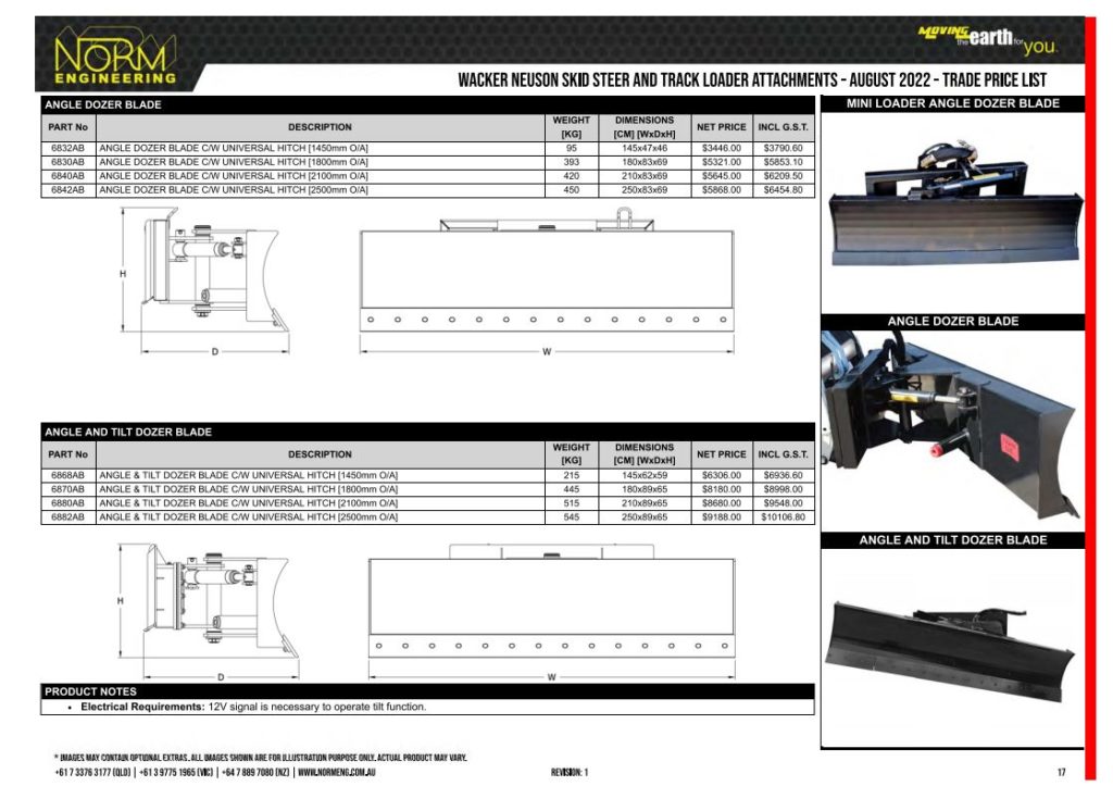 Skid Steer Angle Dozer Blade - Redi Group Equipment Sales